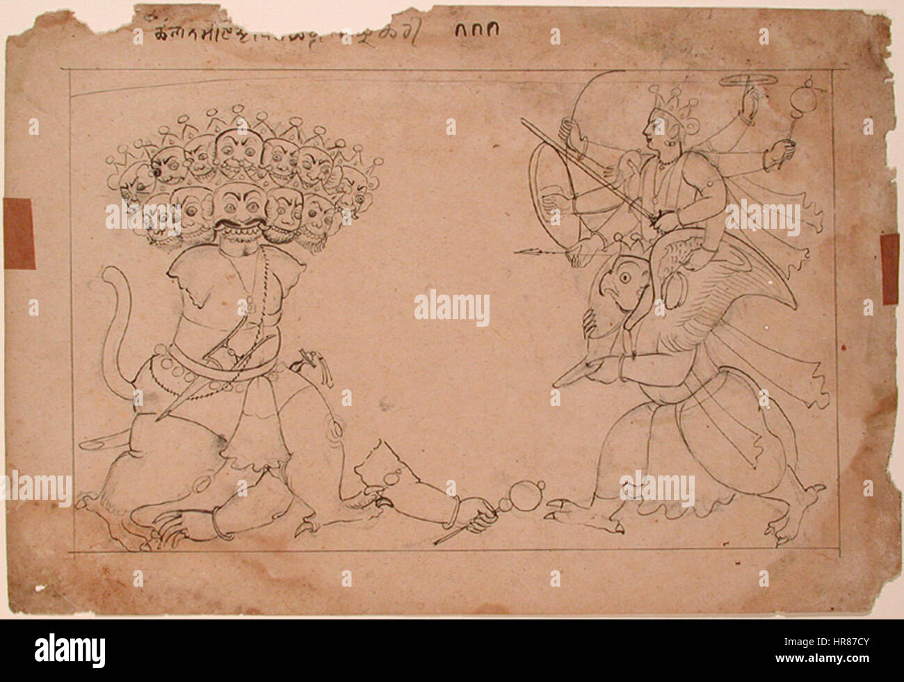 This artwork depicts the mythical scene of the dismembering of the ...