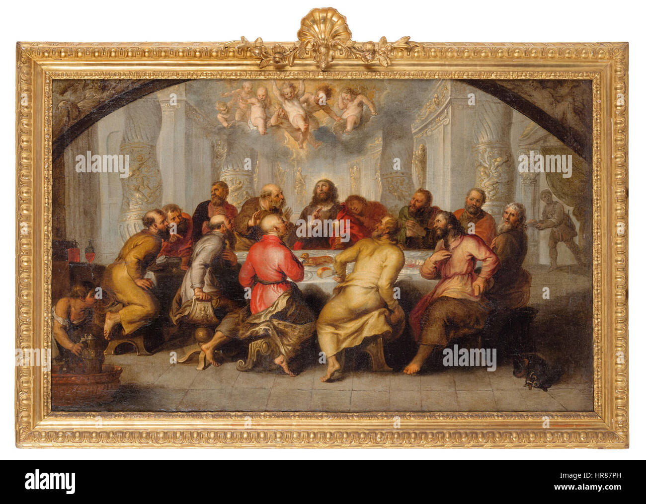 Last supper painting 19th century hi-res stock photography and images ...