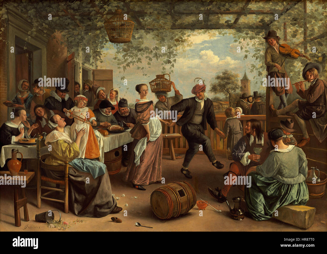 Jan steen couple hi-res stock photography and images - Alamy