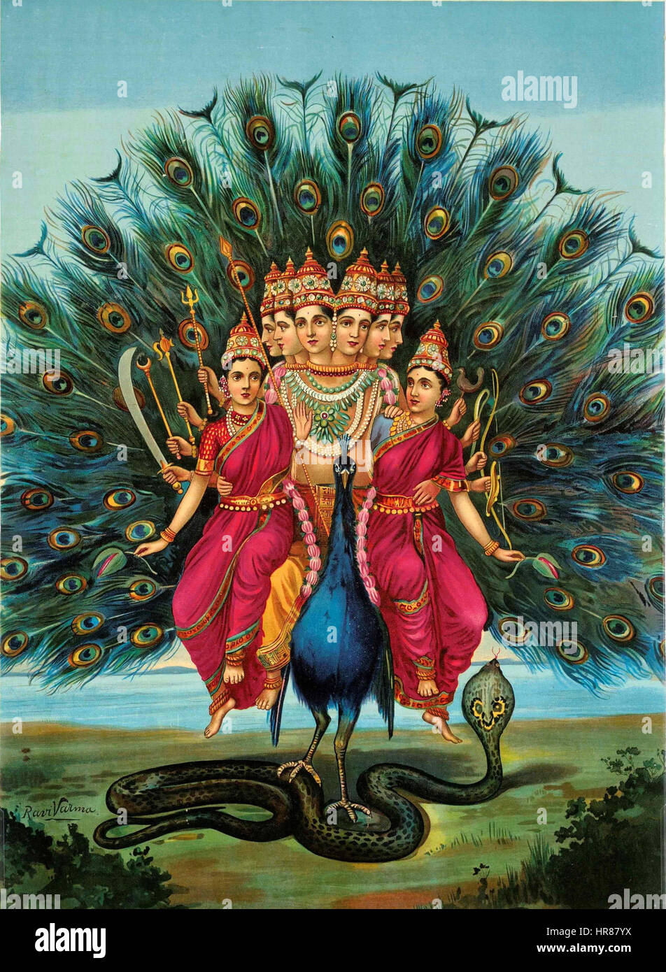 Sri Shanmukaha Subramania Swami Stock Photo - Alamy