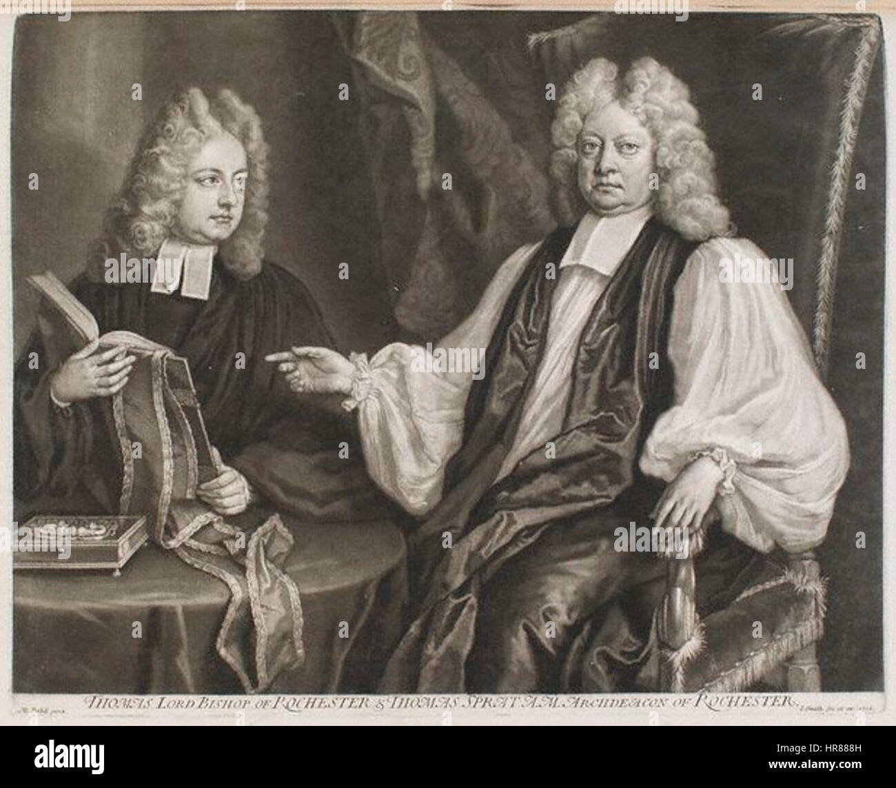 This portrait of Thomas Sprat by John Smith captures the prominent ...