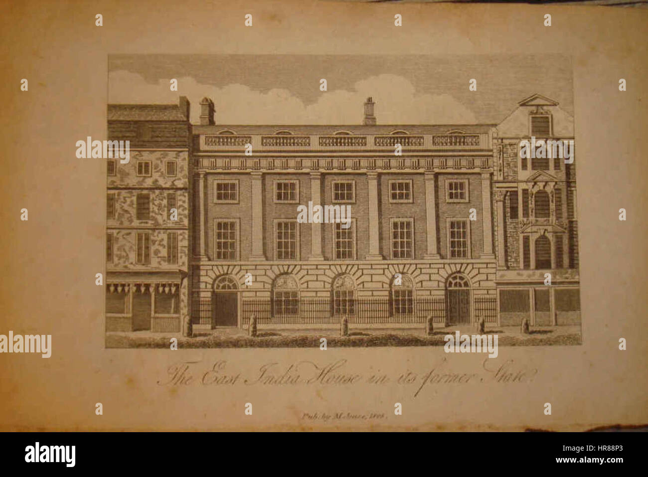 This painting depicts two early London landmarks, showcasing their ...