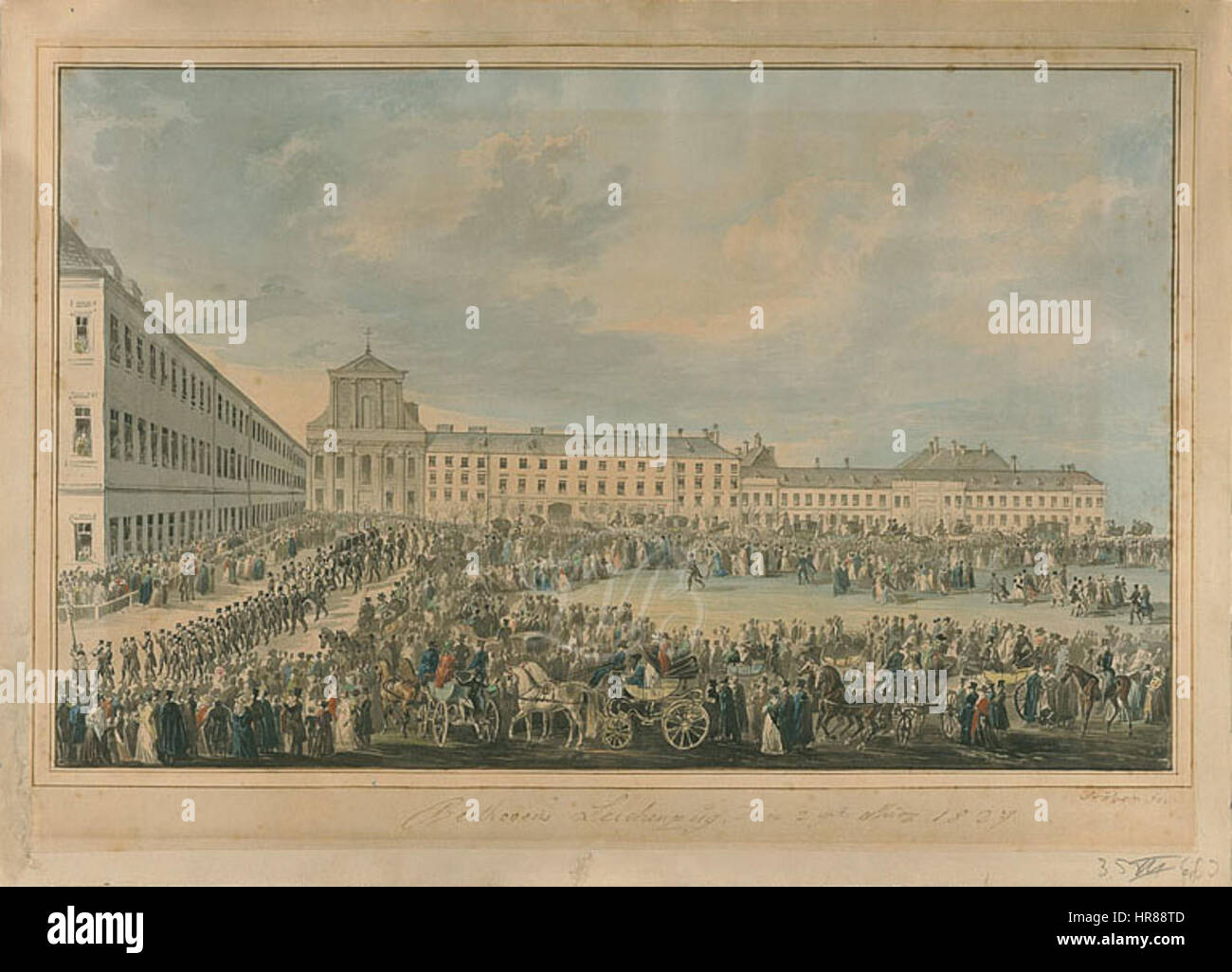 Stoeber - Beethovens Leichenzug Stock Photo - Alamy