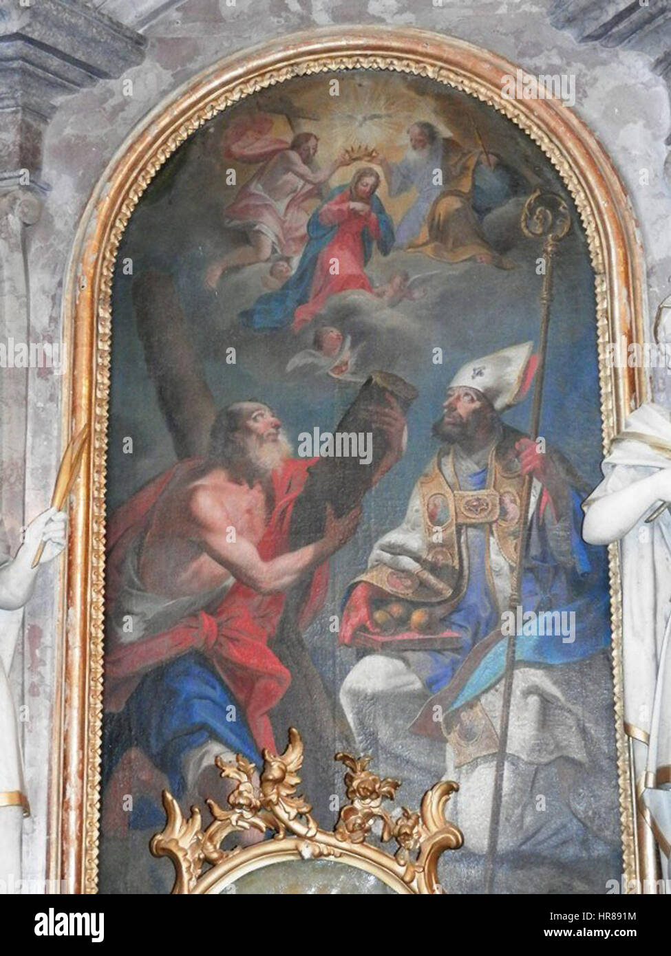 Valentin Metzinger’s 'Sv. Andrej in sv. Nikolaj' (St. Andrew and St. Nicholas) is a religious ...