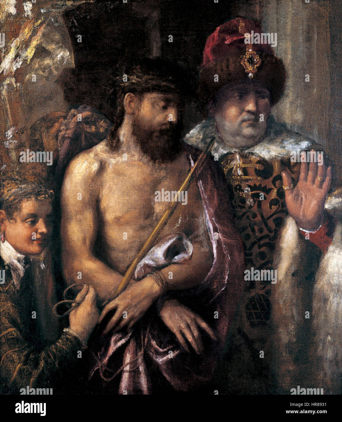 Titian - Christ Shown to the People (Ecce Homo Stock Photo - Alamy
