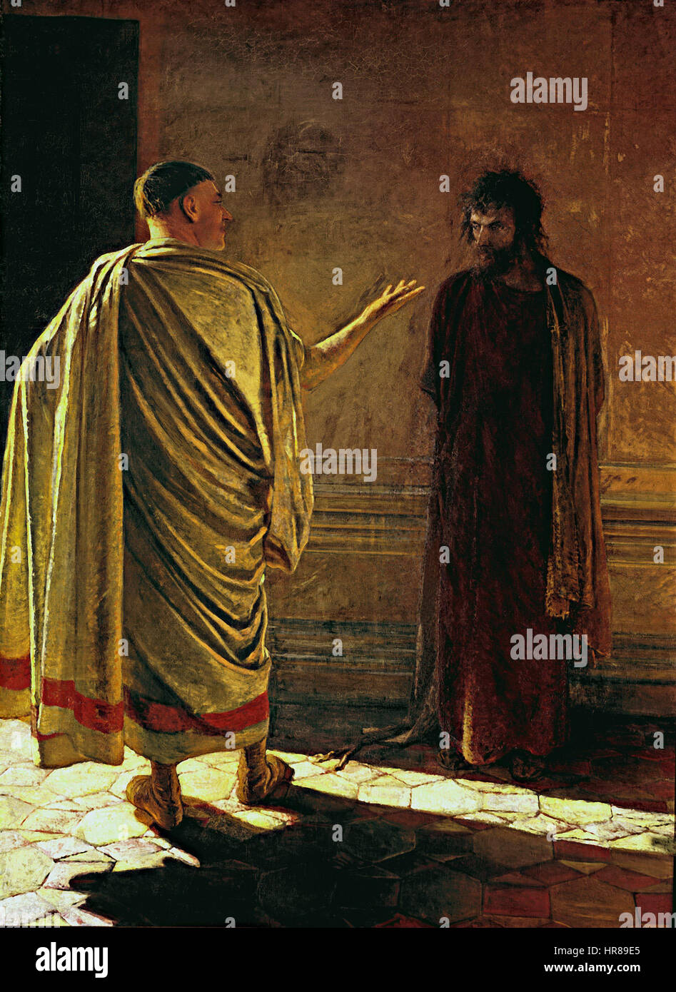 'What is Truth?' is an iconic phrase that questions the nature of truth and reality. The phrase ...