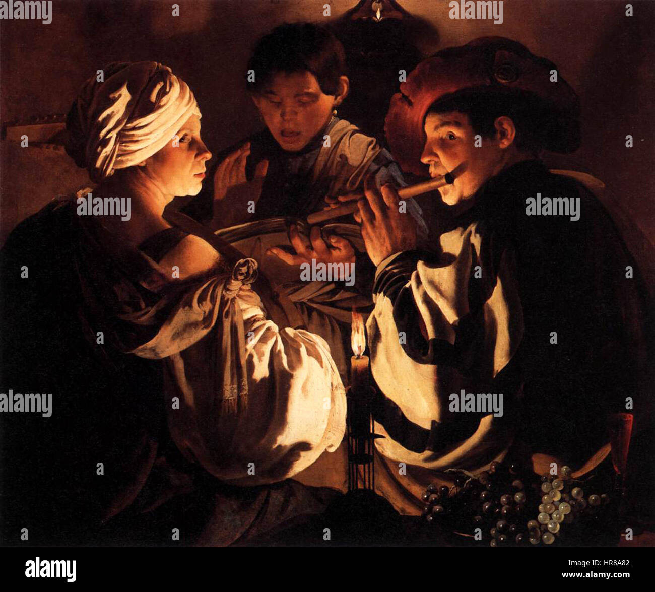 *The Concert* by Hendrick ter Brugghen shows a group of musicians ...