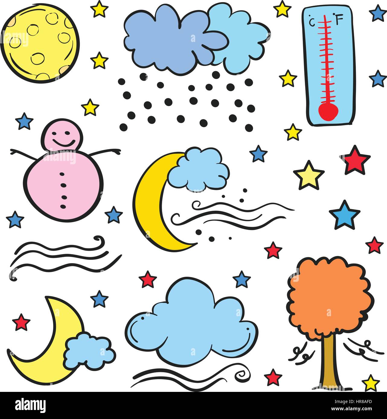 The theme climate Stock Vector Images - Alamy