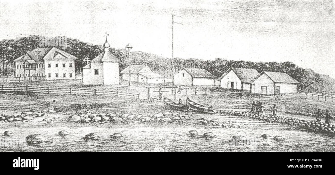 This image, created by Cherepanov in 1884, showcases the Solovki ...