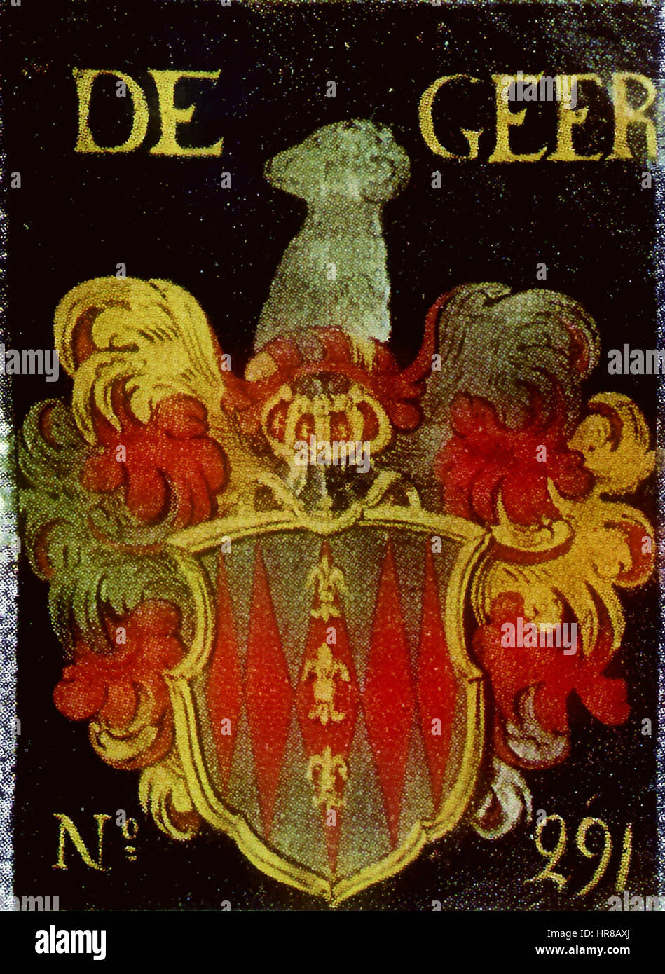 Wappen De Geer 17Jh B002 Stock Photo - Alamy