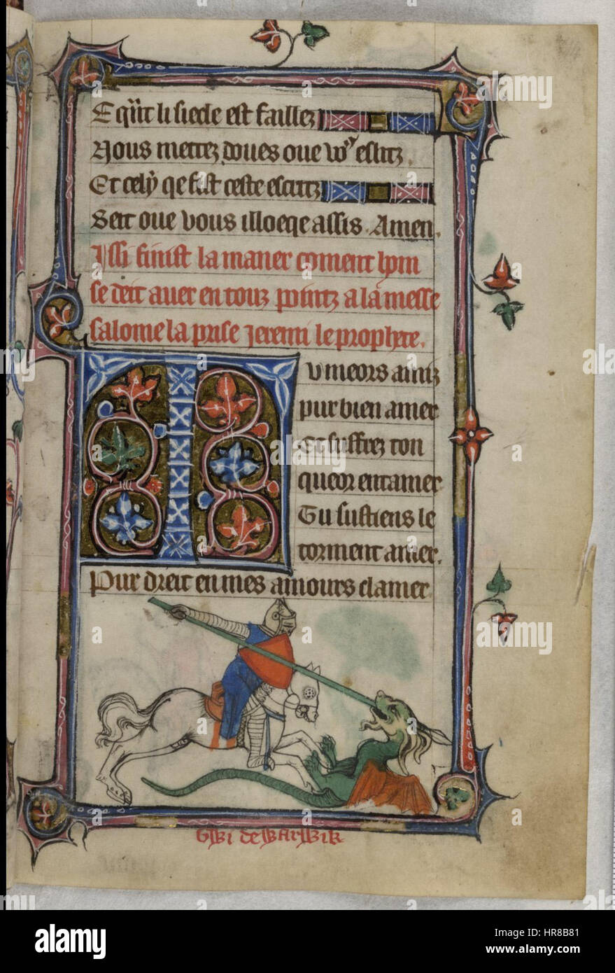 The 'Taymouth Hours,' a medieval illuminated manuscript, features an ...