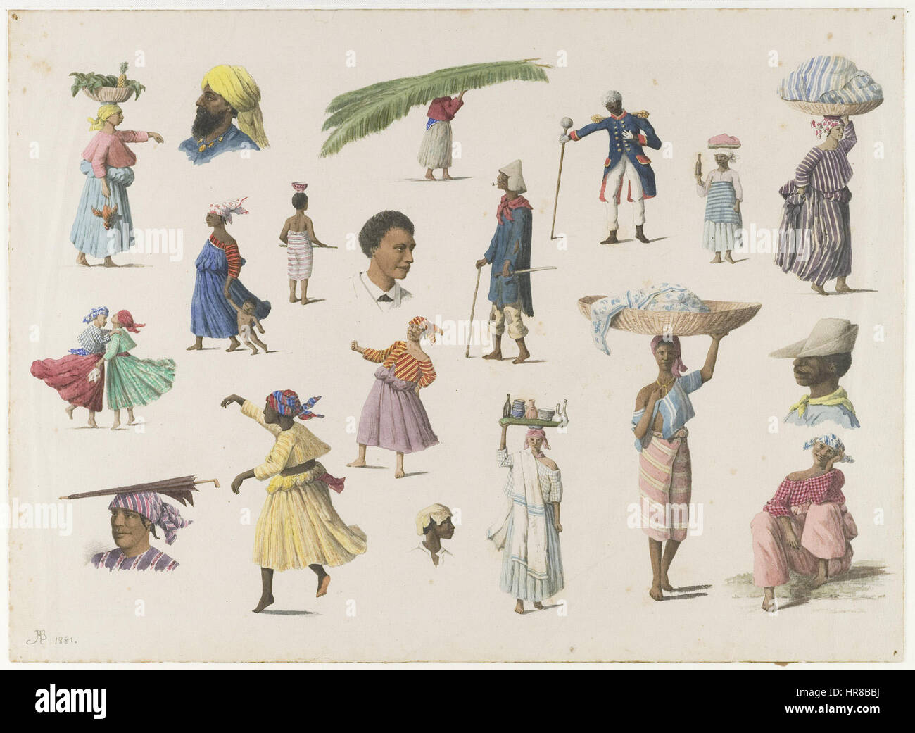 Various Types of Surinamese WDL2897 Stock Photo - Alamy