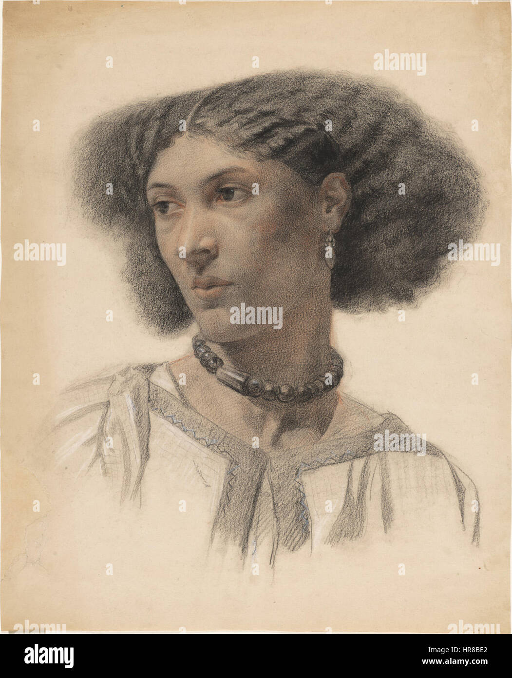 Stocks, Walter Fryer, Mrs. Fanny Eaton, ca. 1859 Stock Photo - Alamy