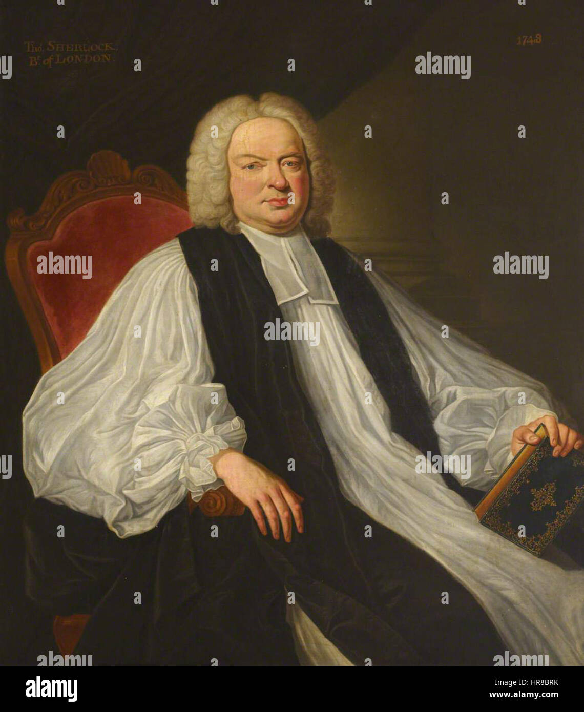 Thomas Sherlock portrait Stock Photo - Alamy