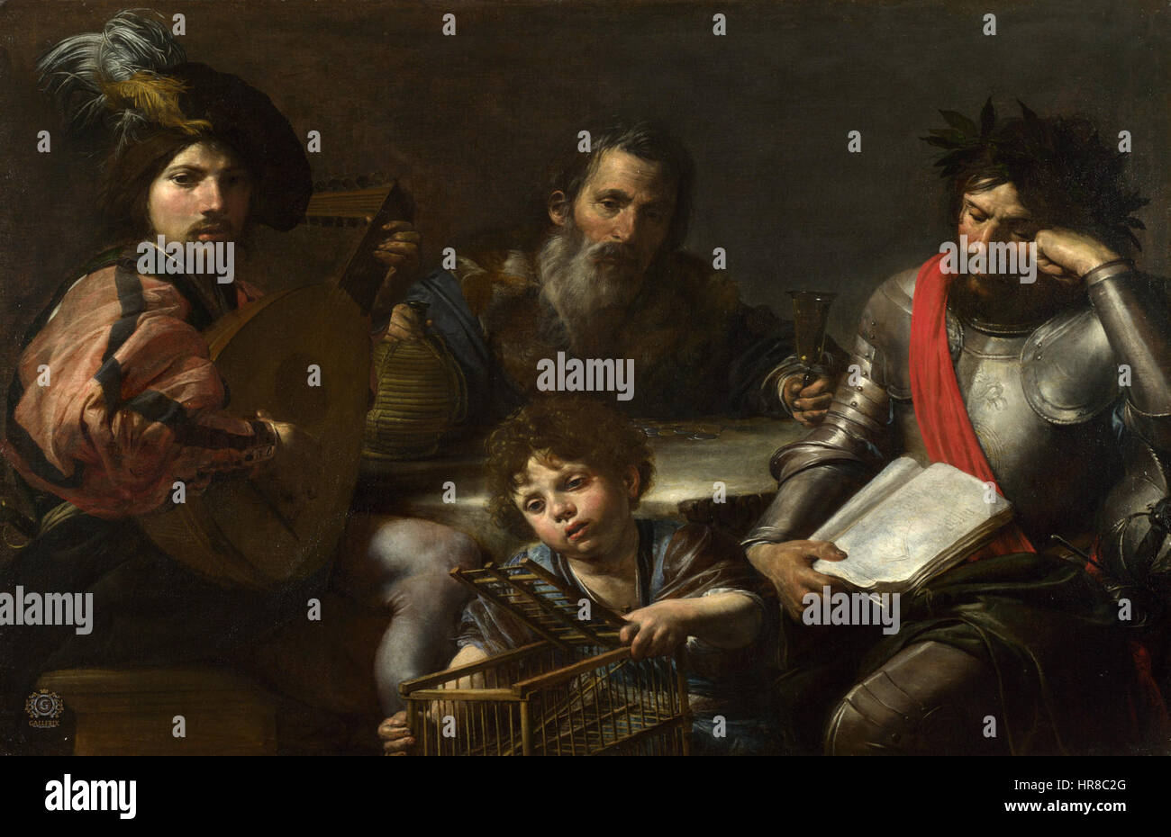 'Les Quatre Âges' ('The Four Ages') is a painting that explores the ...