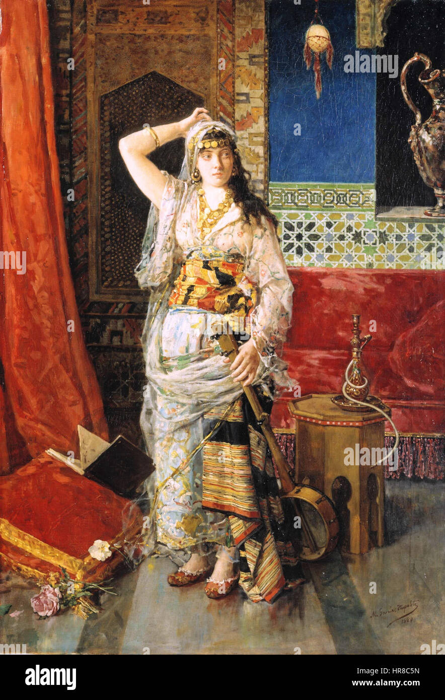 'Una Mora,' housed in the Museo del Prado, portrays a Moorish woman ...