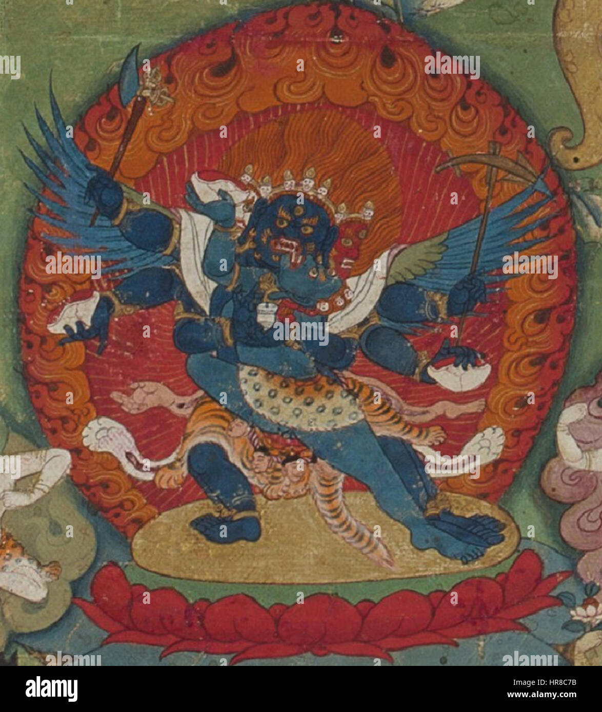 Wrathful deity symbolism hi-res stock photography and images - Alamy