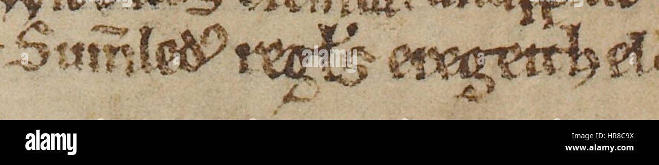 Somairle mac Gilla Brigte (British Library MS Cotton Faustina B IX ...