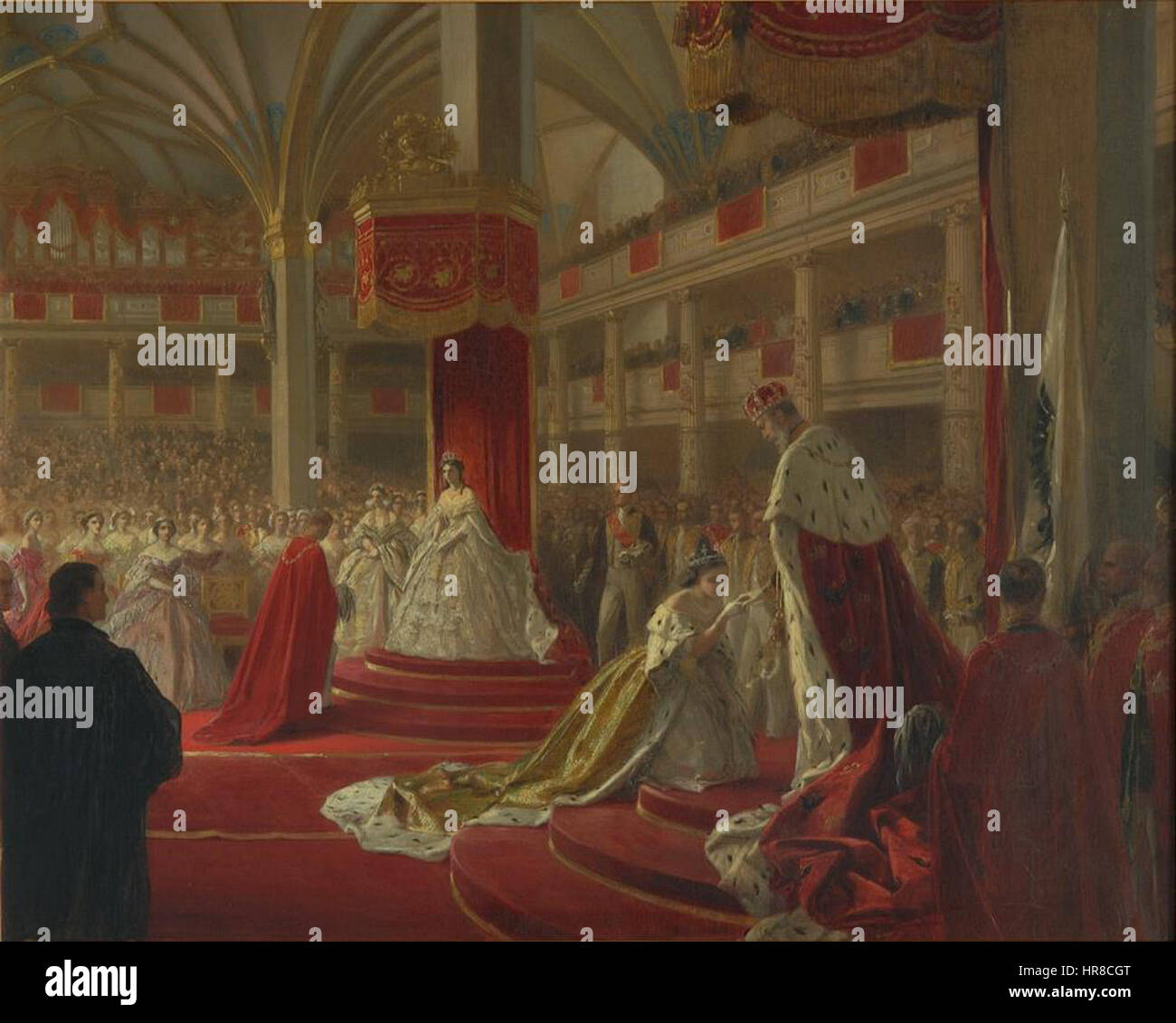 The Coronation of the King of Prussia Stock Photo - Alamy