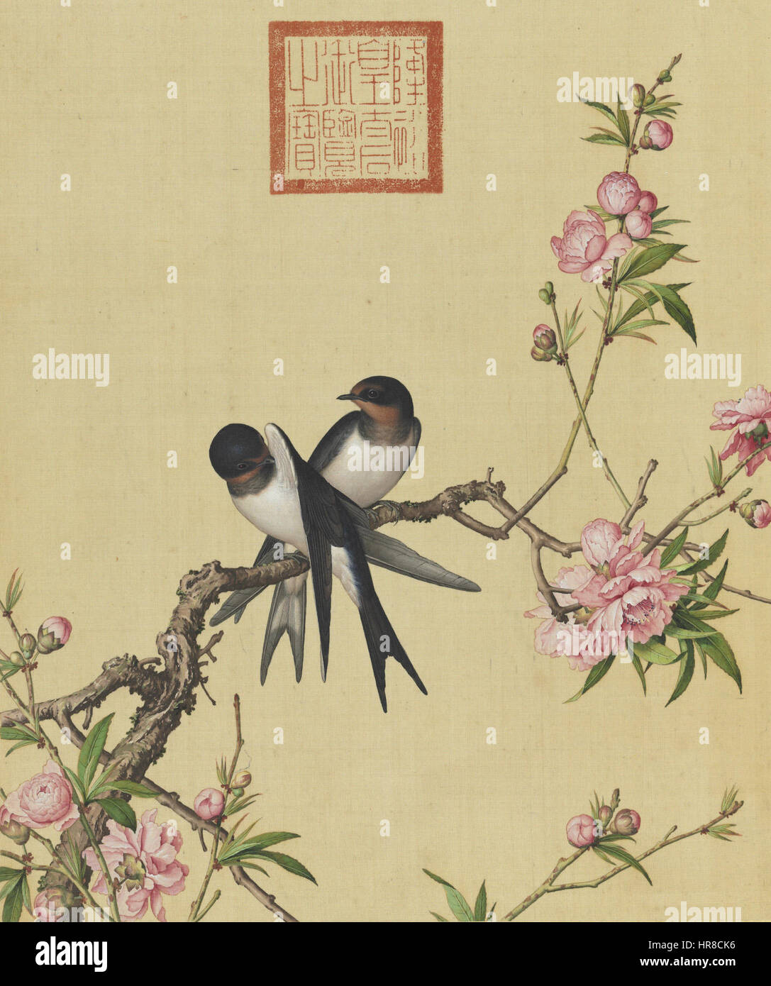 The ‘Xian'e Changchun Album’ is a traditional Chinese art album ...