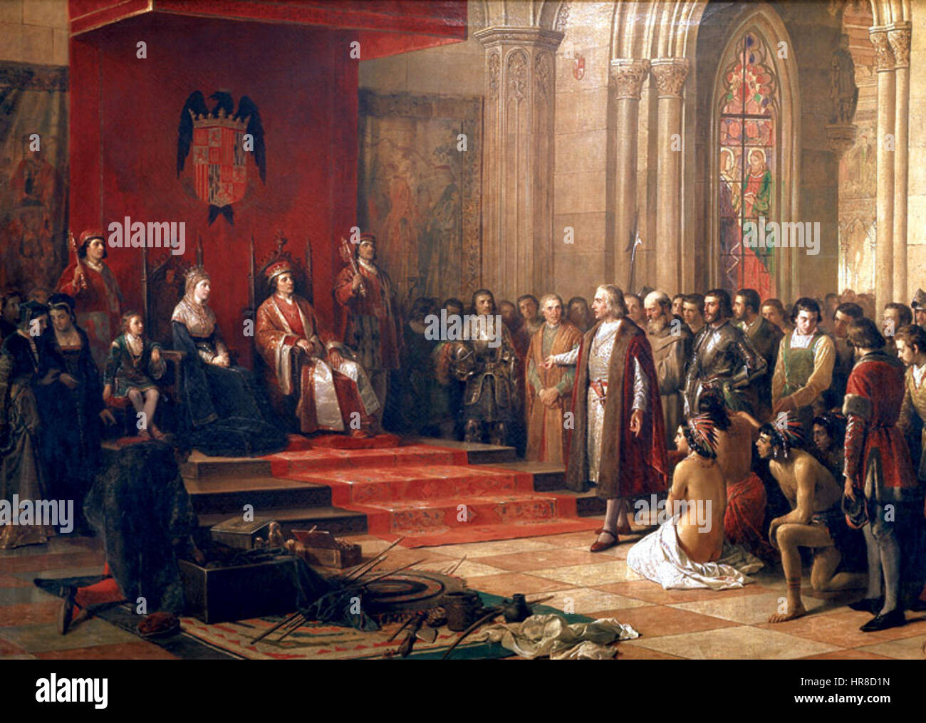 Christopher columbus royal court hi-res stock photography and images ...