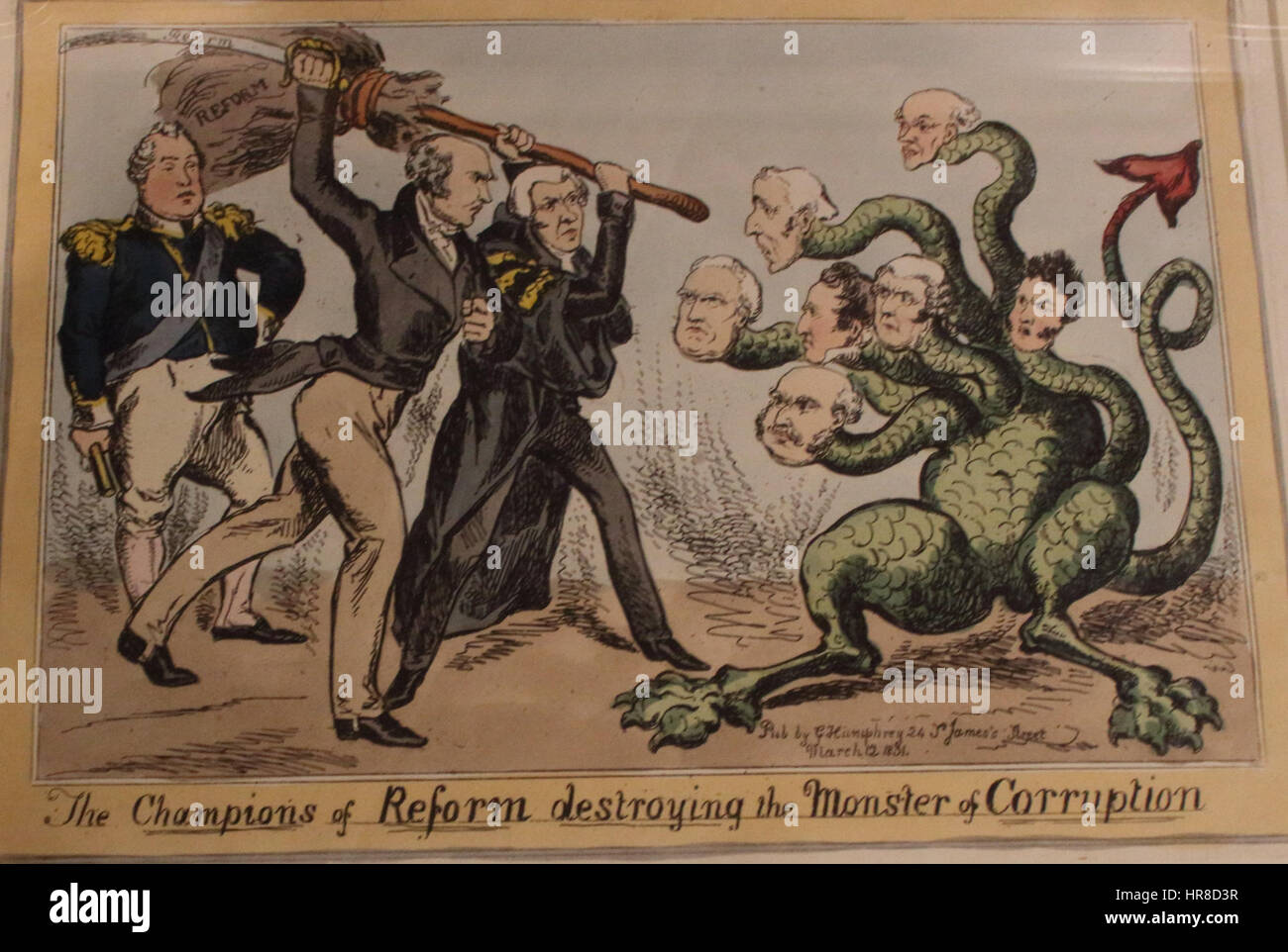 'The Champions of Reform 1831' is a political painting illustrating key ...