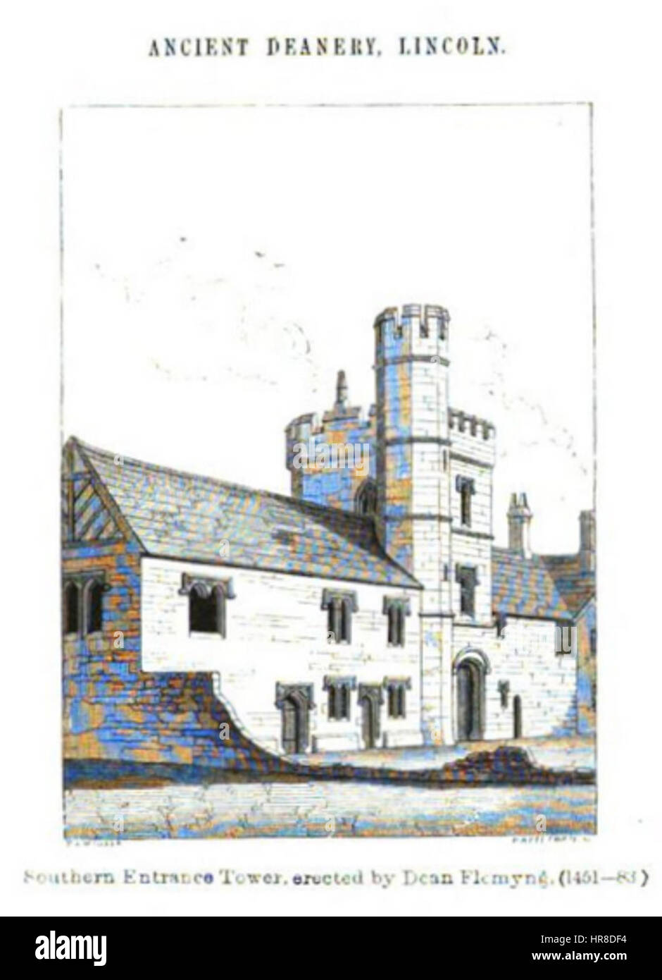 The Old Deanery Lincoln 01 Stock Photo - Alamy