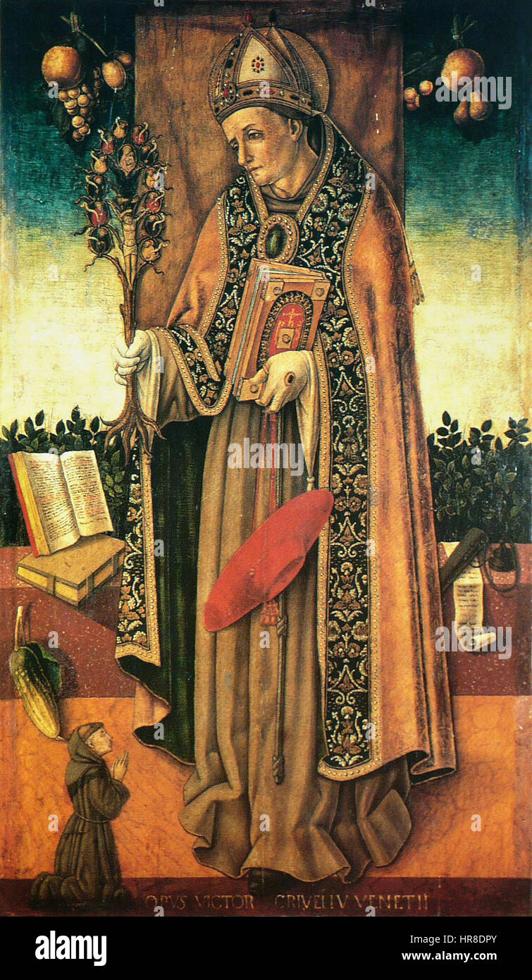 Vittore Crivelli - Saint Bonaventure Stock Photo - Alamy