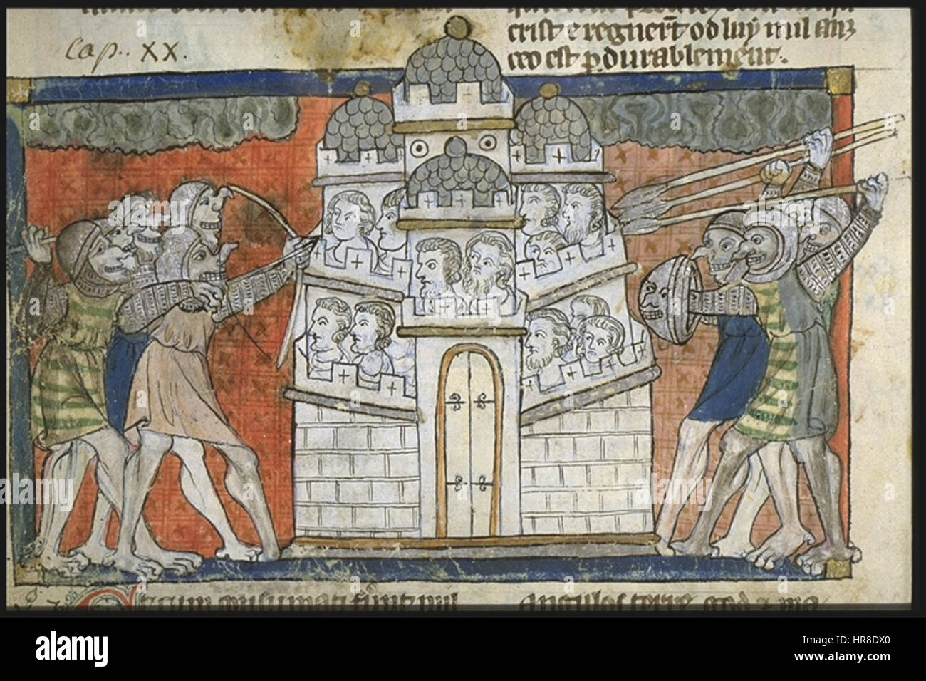 The manuscript 'Toulouse ms 815-049v' features an illustration of the ...