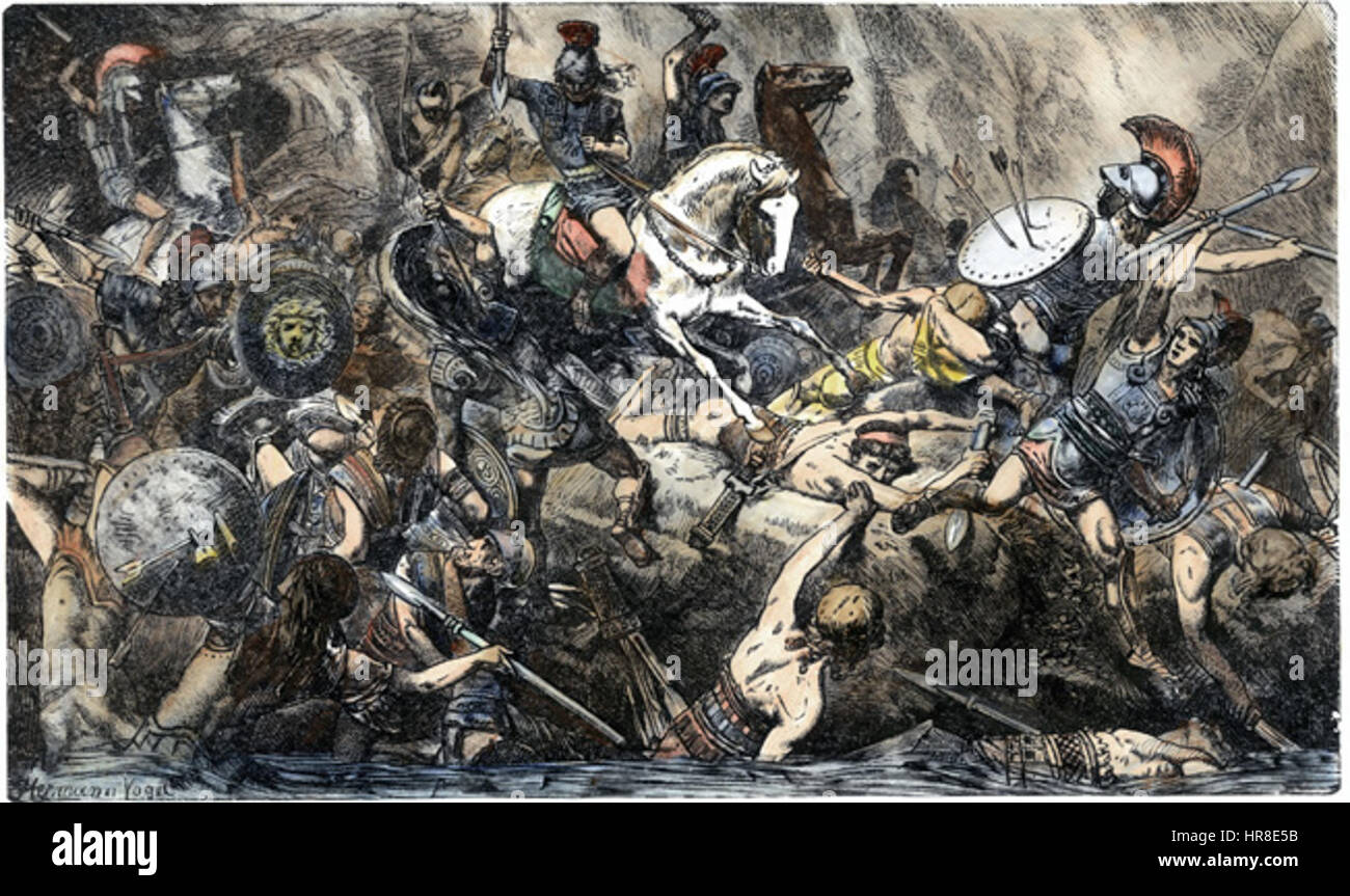 'The Fall of the Athenian Army in Sicily II' captures the historical ...