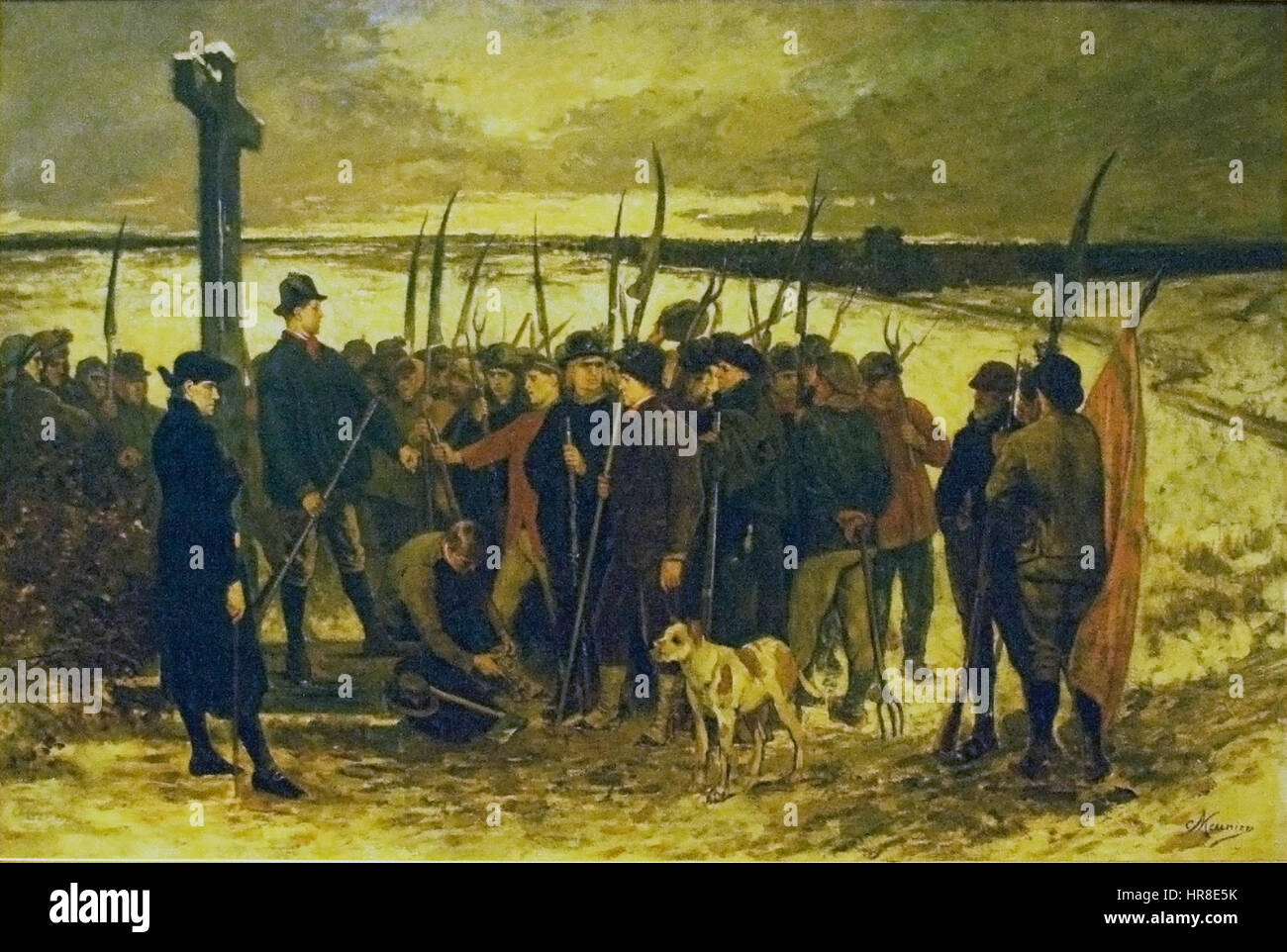The Peasant War Stock Photo - Alamy