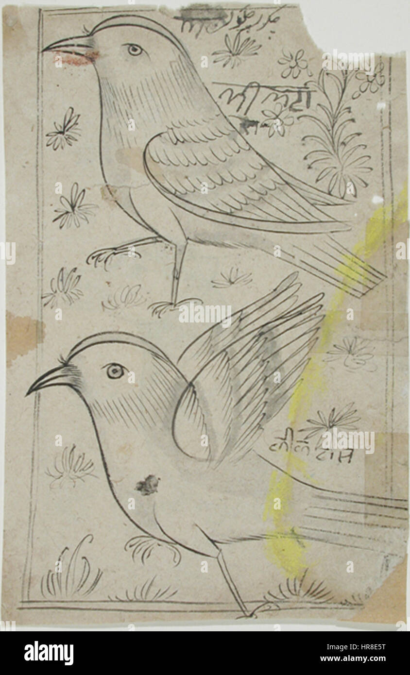 Serene depiction of two birds hi-res stock photography and images - Alamy