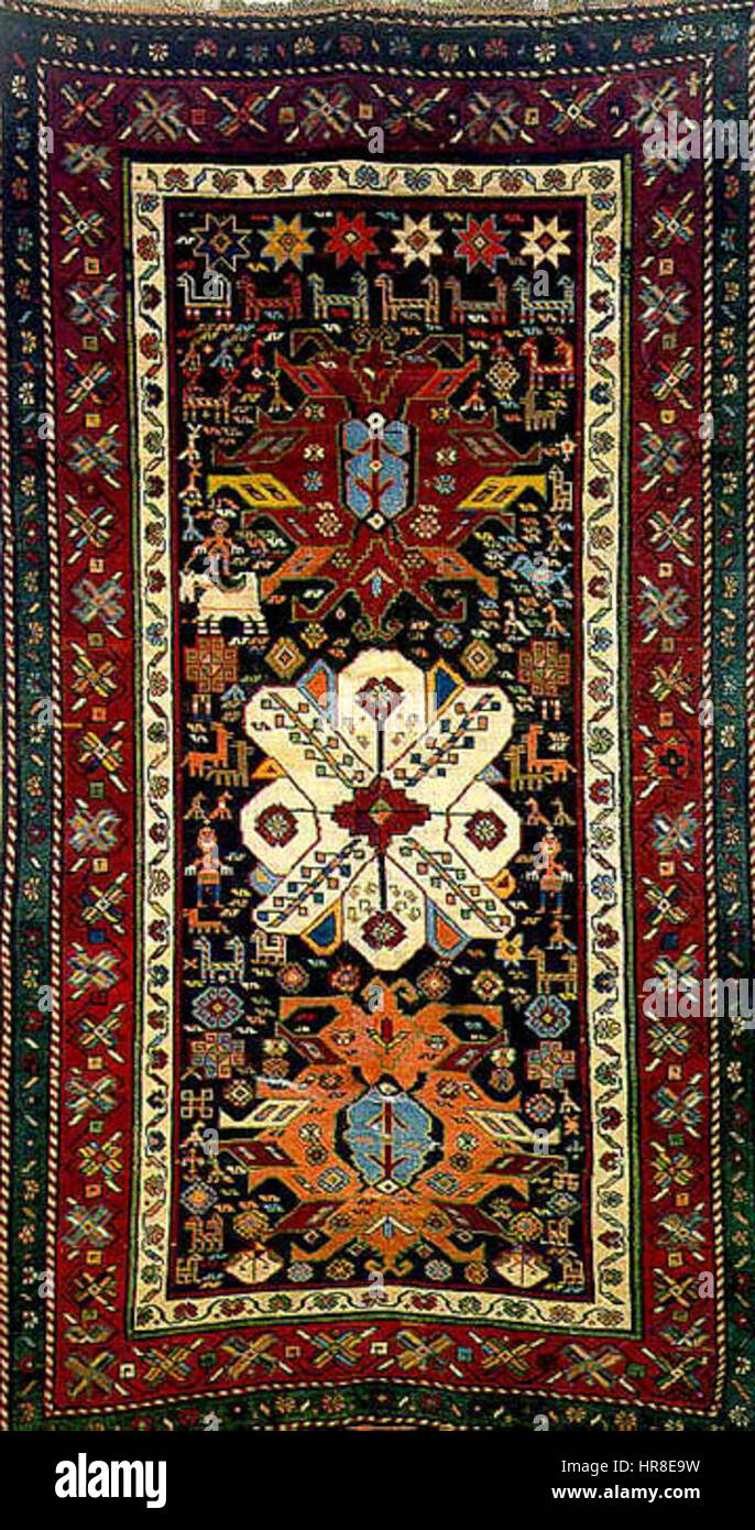 This 19th-century Yerevan rug from Armenia is a fine example of ...