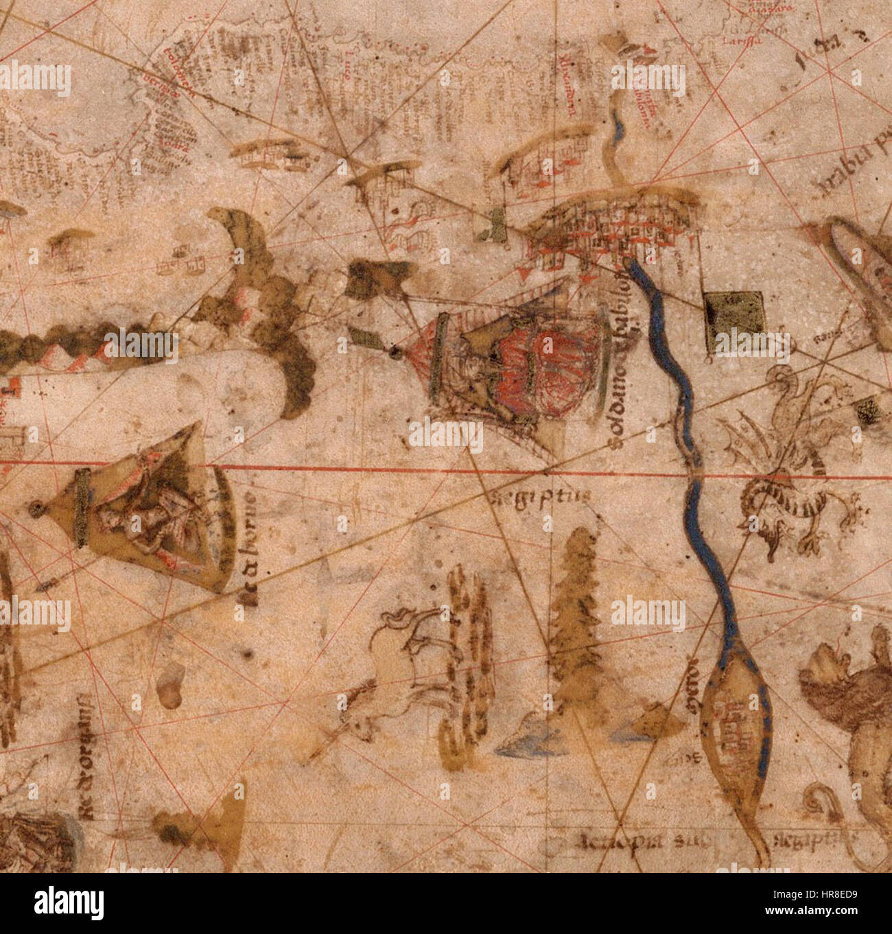 Portolan charts world map hi-res stock photography and images - Alamy