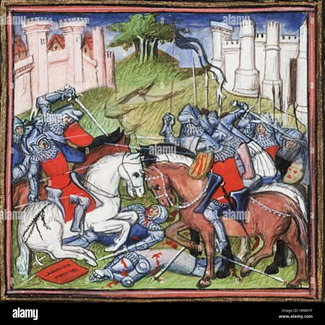 The battle of Calais Stock Photo - Alamy