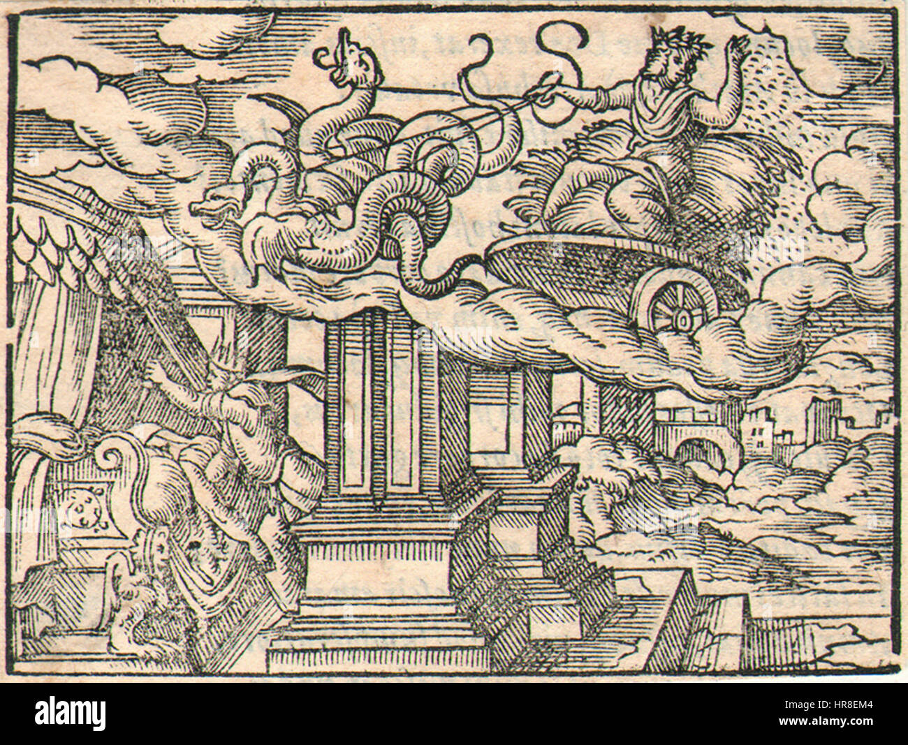 Virgil Solis - Triptolemus Lyncus Stock Photo - Alamy