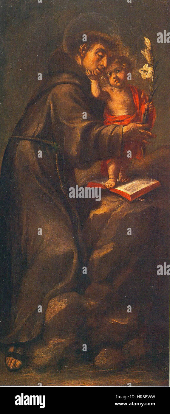 'San Antonio - Quinta Angustia' by Valdes Leal is a religious painting ...