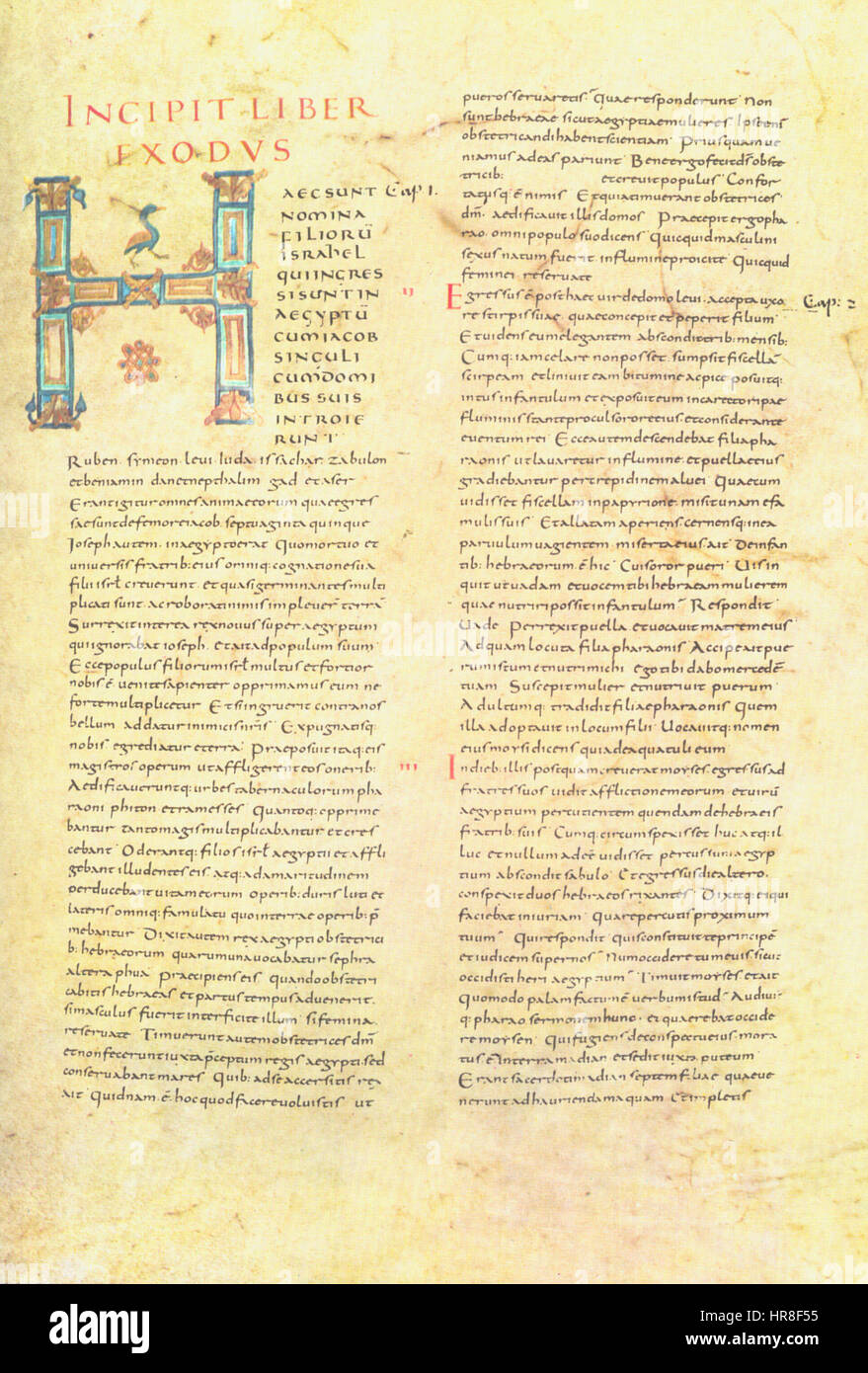 Vulgata Alkuin 840 S2 Stock Photo - Alamy