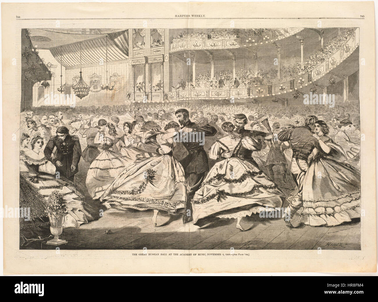 Russian ball 1863 hi-res stock photography and images - Alamy