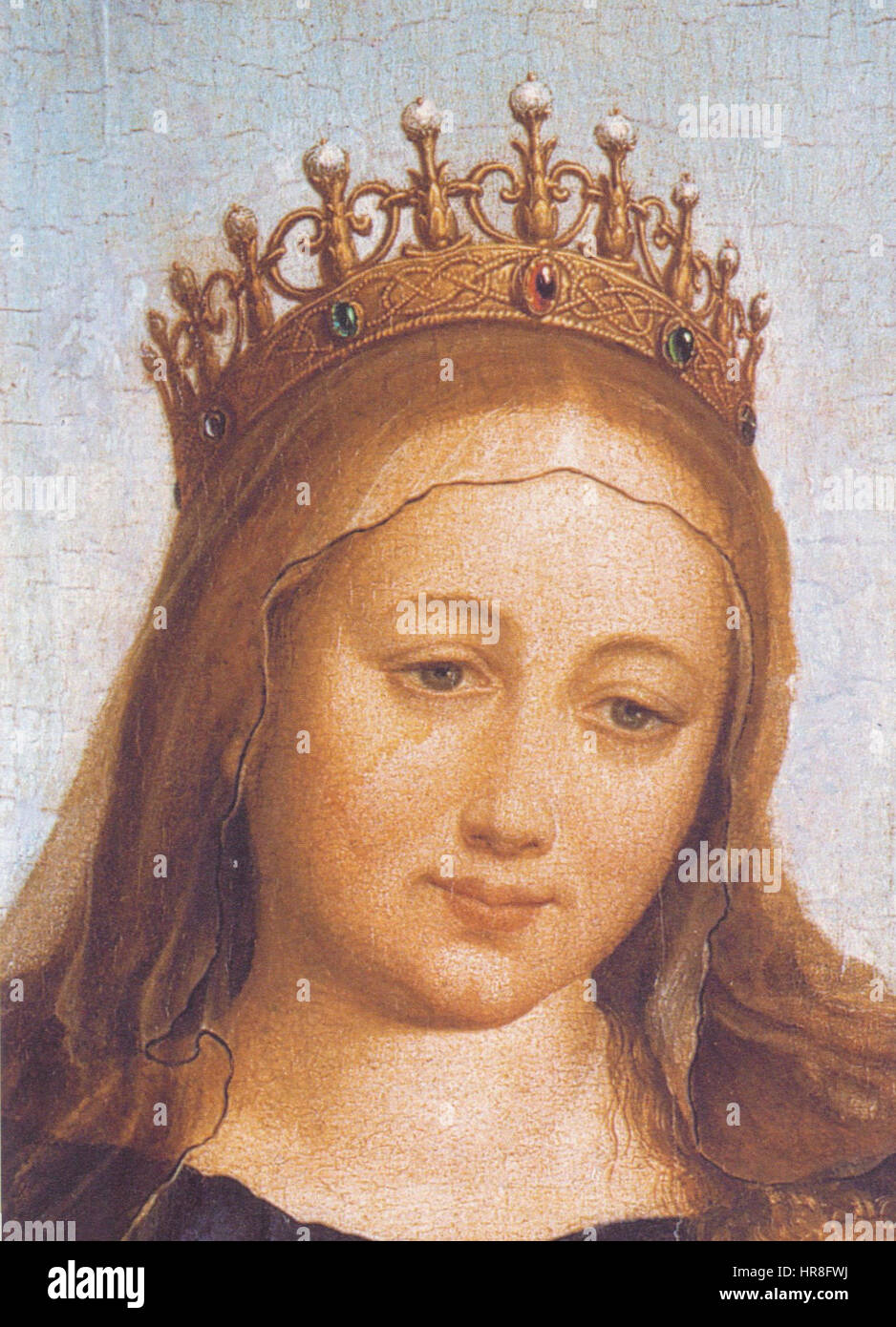 Solothurner Madonna Detail nach erster Rest Stock Photo - Alamy