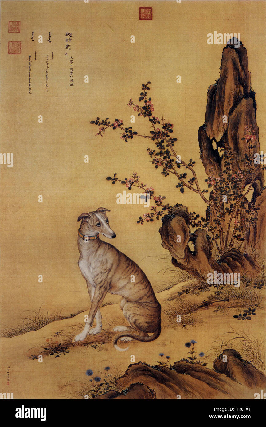 'Ten Prized Dogs 02' is an artwork showcasing a group of ten dogs, each ...