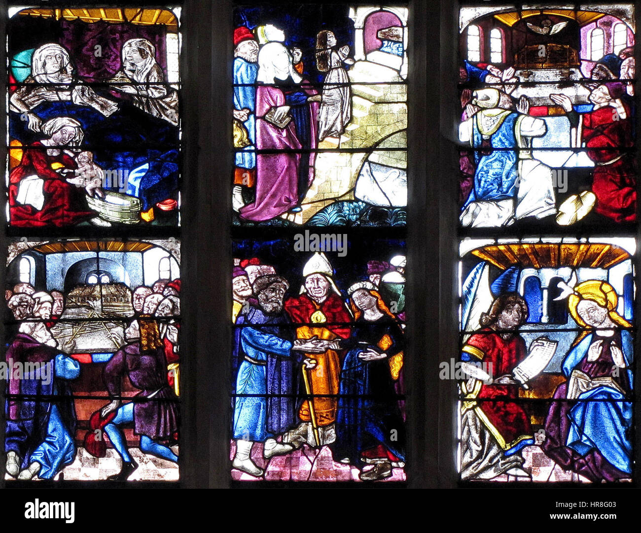 'Ste. Walburge' is a religious artwork depicting Saint Walburga, often ...