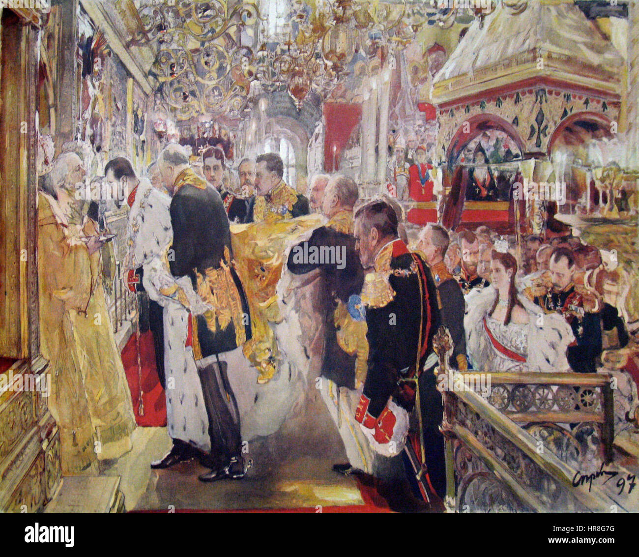 Tsar nicholas ii coronation hi-res stock photography and images - Alamy