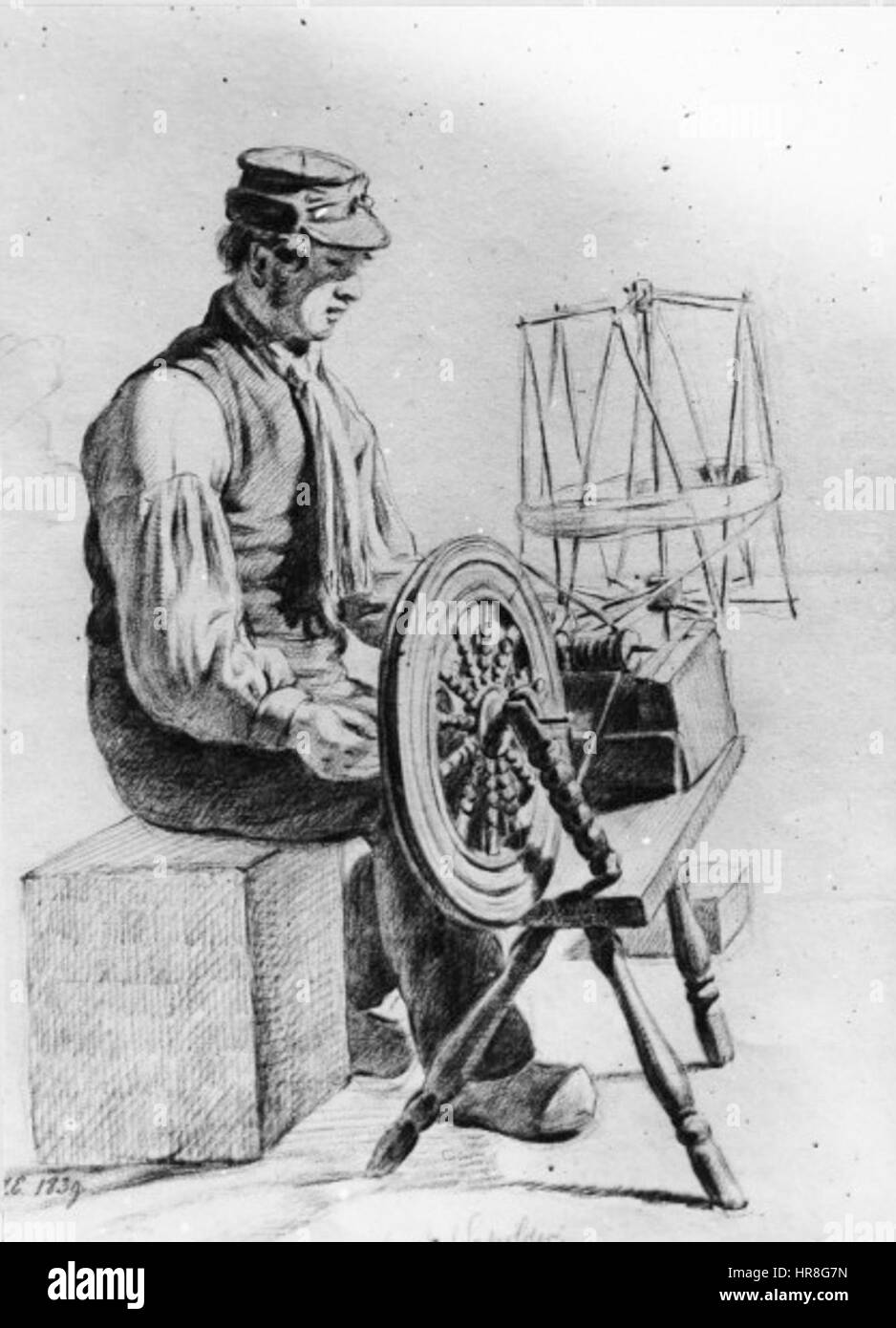 Spinner door Jan Ensing Stock Photo - Alamy