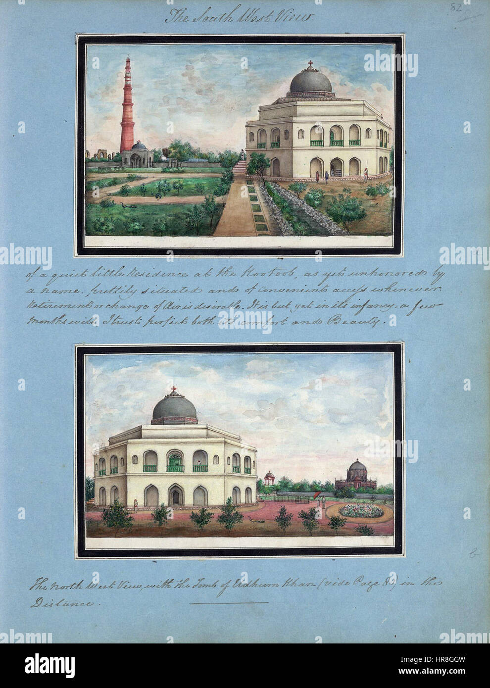 The tomb of Mohammad Quli Khan, brother of Adham Khan, Metcalfe album ...