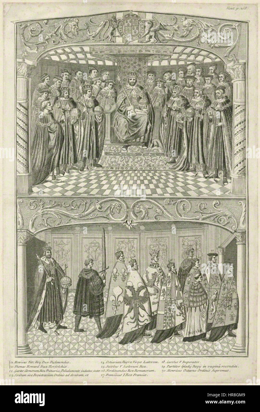 State Opening of Parliament in the Reign of Henry VIII (a Stock Photo ...