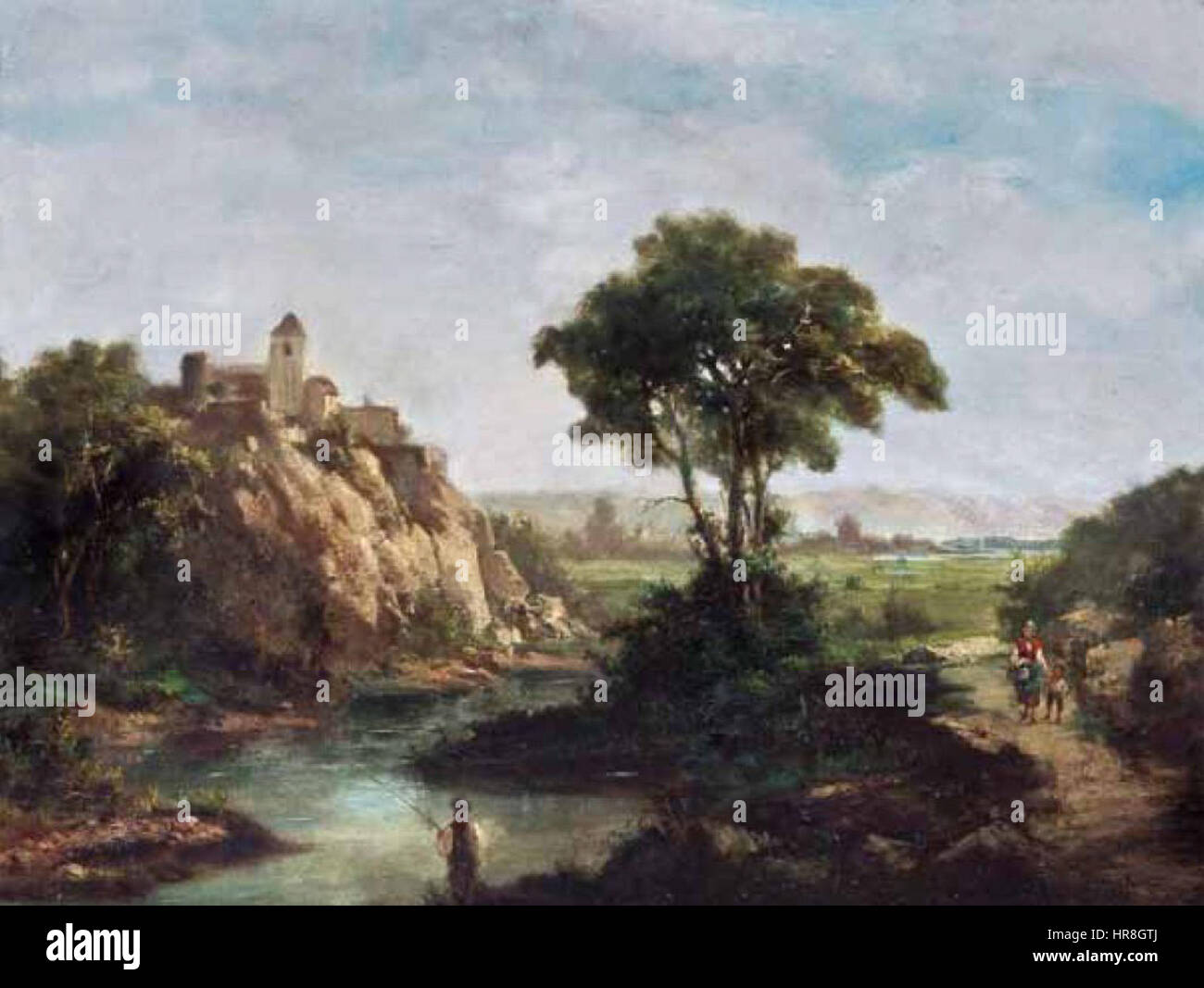 1900s landscape painting hi-res stock photography and images - Alamy