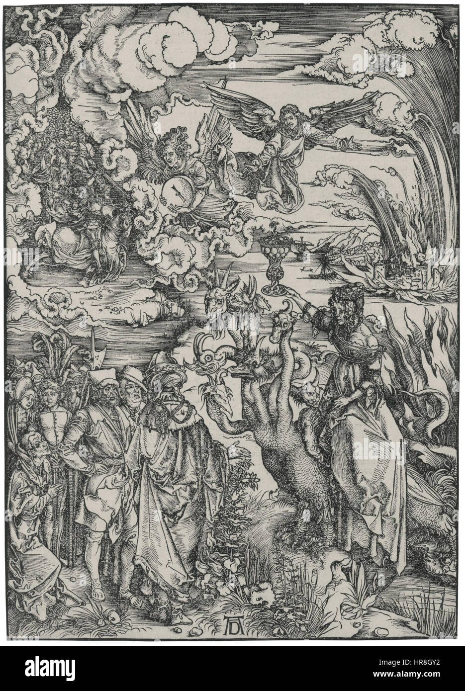 Woman of Babylon by Durer Stock Photo - Alamy