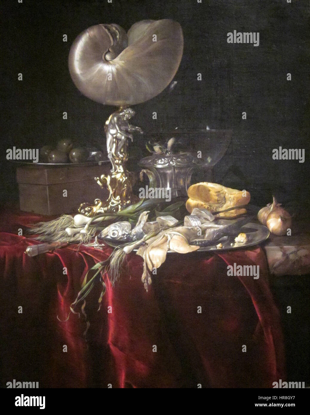 The 'WCHstill' is a detailed still-life painting featuring various ...