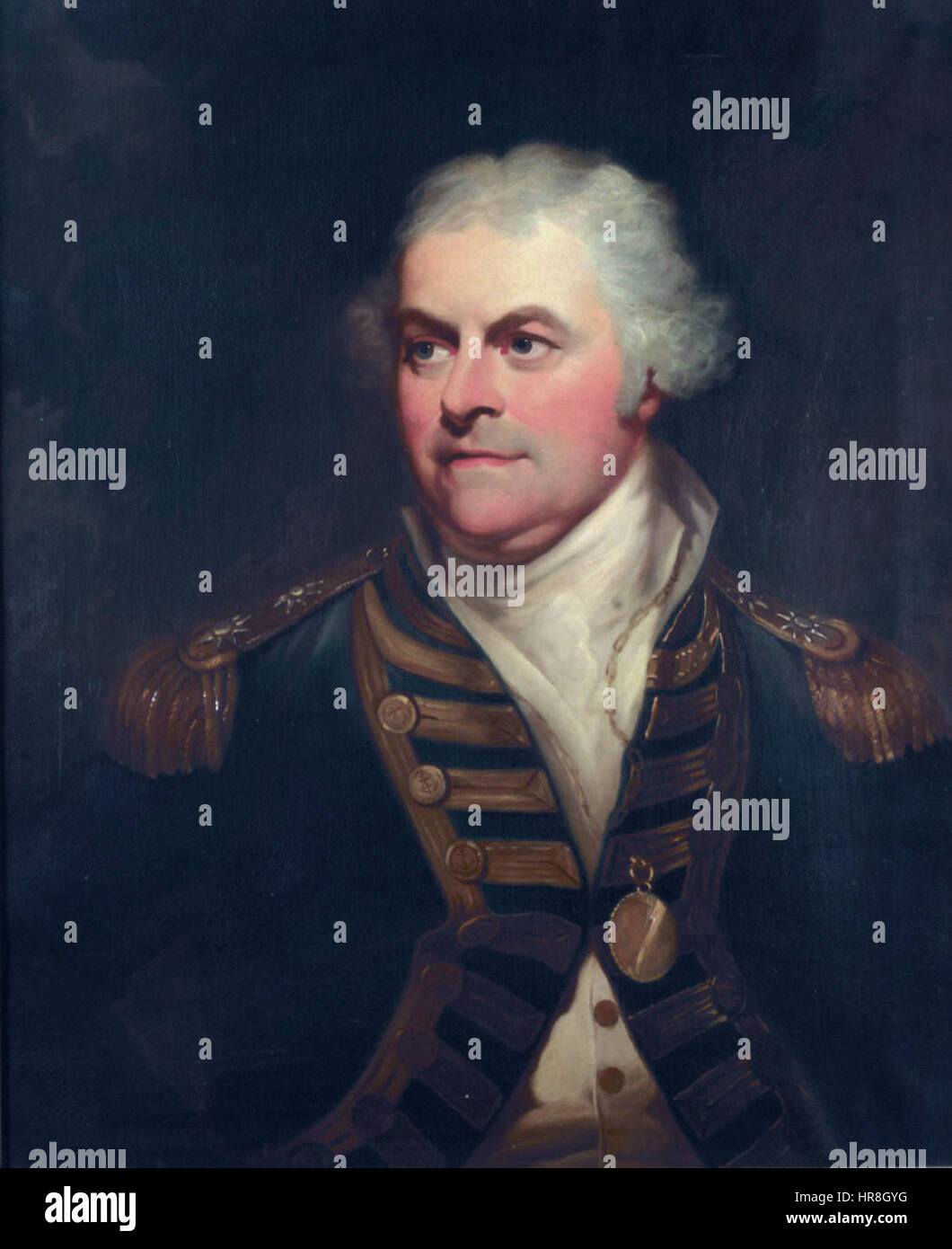 Vice-Admiral Lord Alan Gardner (1742-1809), by William Beechey Stock ...